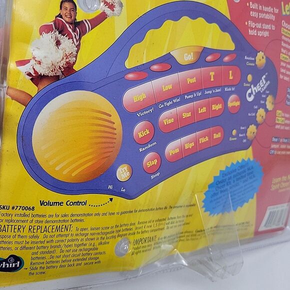 Whirl | Toys | Vintage 997 Cheerleader Spirit Cheer Machine Handheld ...